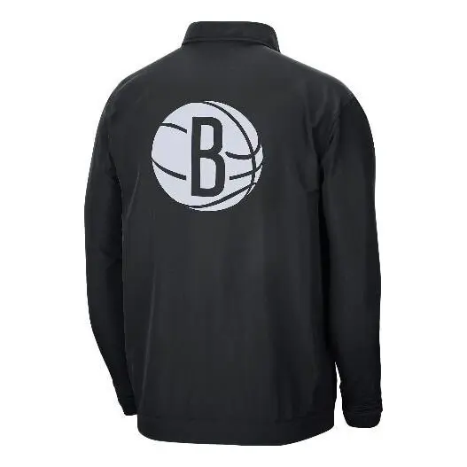 Nike Nba Brooklyn Nets Woven Jacket - Black