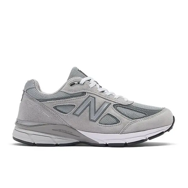 NEW BALANCE 990 V4 Core 'made In Usa Grey' Sneakers - Grey/silver