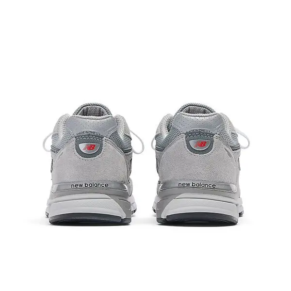 NEW BALANCE 990 V4 Core 'made In Usa Grey' Sneakers - Grey/silver