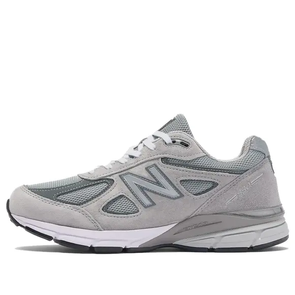 NEW BALANCE 990 V4 Core 'made In Usa Grey' Sneakers - Grey/silver