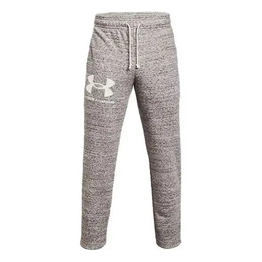 Under Armour Rival Terry Logo Fleece Sweatpants - Grey