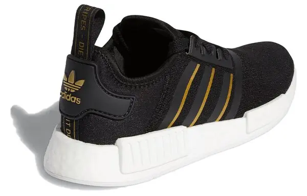Adidas Nmd_r1 " Gold Metallic" Sneakers - Black