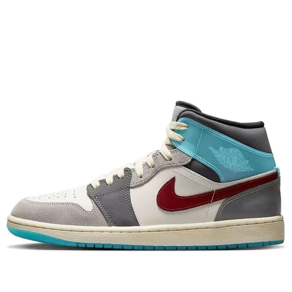 JORDAN Air 1 Mid Exploration Unit Sneakers - Gray