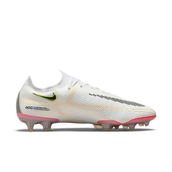 Nike Phantom Gt2 Elite Fg 'rawdacious' Football Boots - Ivory/pink