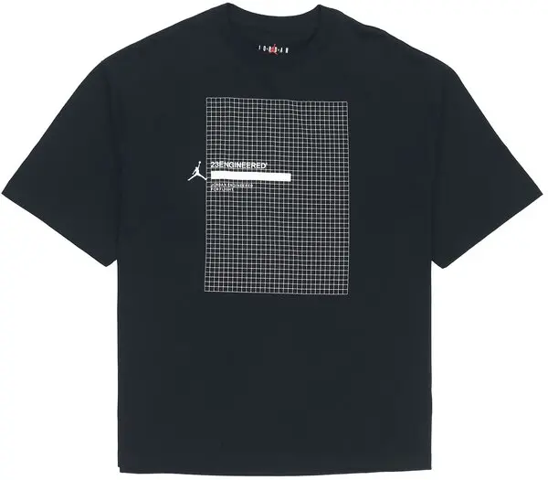 JORDAN 23 Engineered Mesh Sports Round Neck Short Sleeve