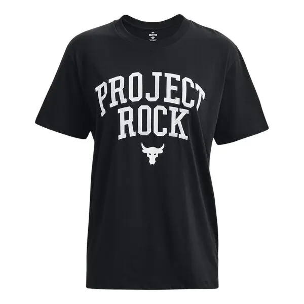 Under Armour Project Rock Heavyweight Campus T-shirt - Black