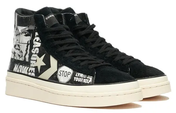 CONVERSE Pleasures X Pro Leather "pleasures Now" High Top Sneakers