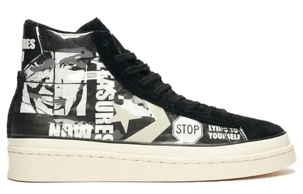 CONVERSE Pleasures X Pro Leather "pleasures Now" High Top Sneakers