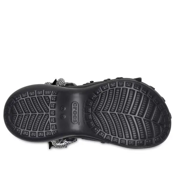 CROCS X Swarovski Embellished Clogs - Black