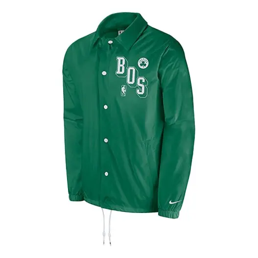 Nike Nba Boston Celtics Coach Jacket - Green