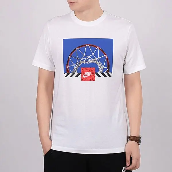 Nike Printing Short Sleeve T-shirt - White