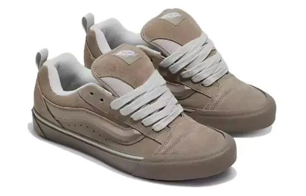 VANS Knu Skool Lace Up Sneakers - Brown
