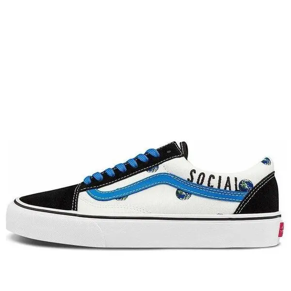VANS Cali Thornhill Dewitt X Vault Old Skool Lx "black Social Disaster - White/blue/black