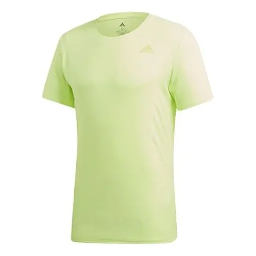 Adidas Sports Round Neck Short Sleeve Fluorescence - Yellow