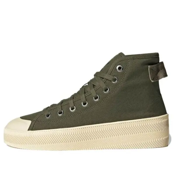Adidas Nizza Parley High Top Sneakers - Olive Green
