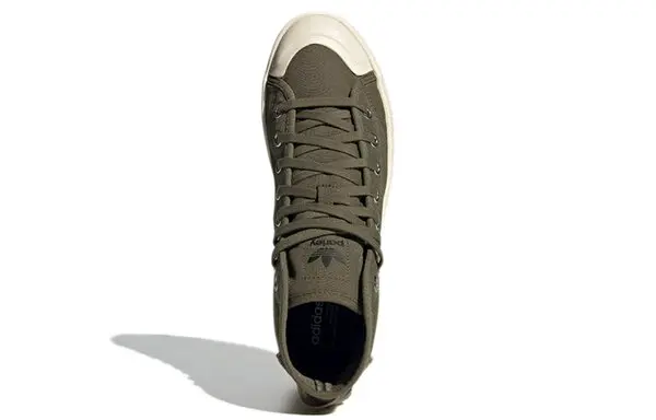 Adidas Nizza Parley High Top Sneakers - Olive Green