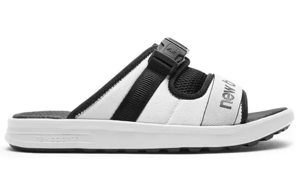 NEW BALANCE 330 Slide Sandals - Black/white/grey