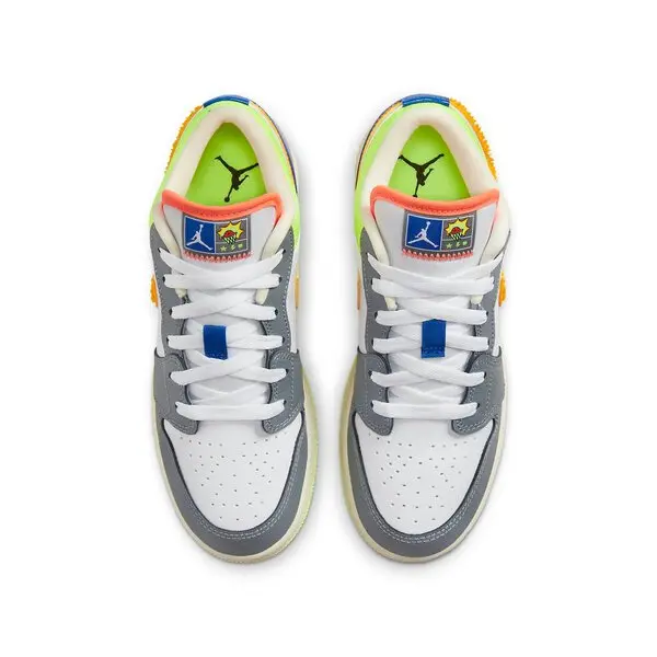 JORDAN 1 Low 'hoops' Sneakers - White