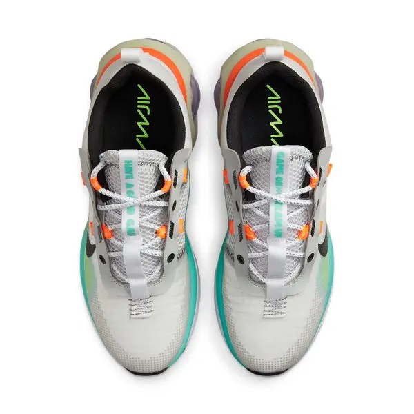 Nike Max 2021 Casual Low Top Sneakers - Grey/black/orange