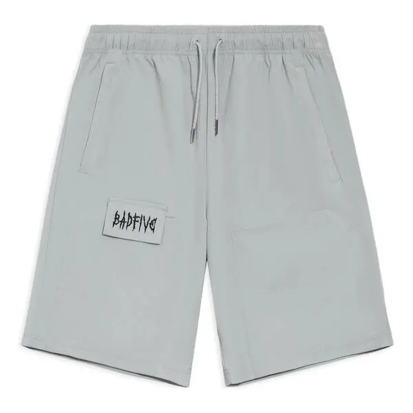 LI-NING Badfive Graphic Shorts - Grey/black
