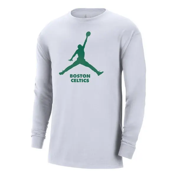 JORDAN X Nba Boston Celtics Long-sleeve T-shirt - White/green
