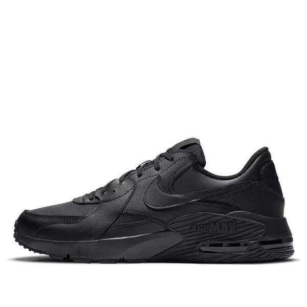 Nike Max Excee Leather Sneakers - Black
