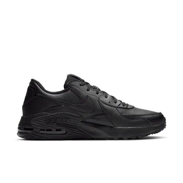 Nike Max Excee Leather Sneakers - Black