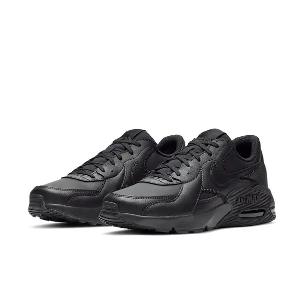 Nike Max Excee Leather Sneakers - Black