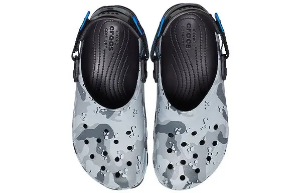 CROCS All-terrain Clog Desert Camo Clog 'black Gray - Black/gray