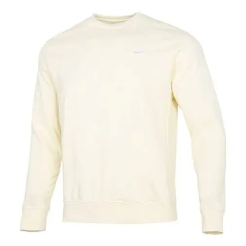 Nike Club French Terry Crewneck - White