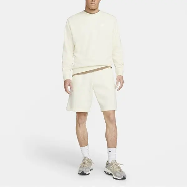 Nike Club French Terry Crewneck - White