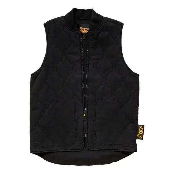 Drew House Cotton Ripstop Mascot Vest - Black