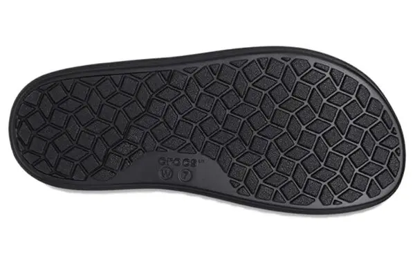 CROCS Brooklyn Luxe Cross Strap Platform Sandals - Black