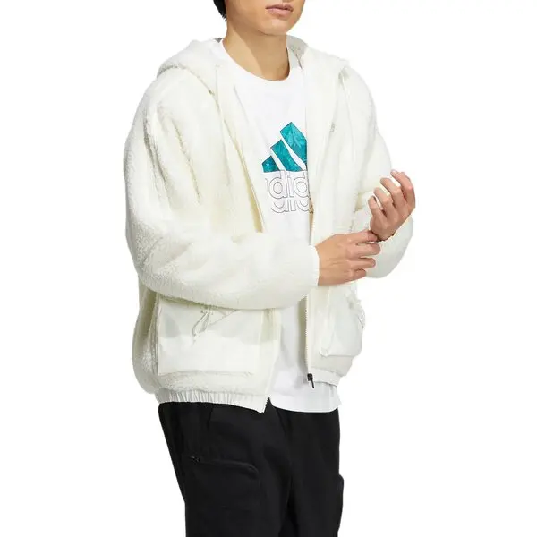 Adidas Fleece Zip-up Jacket - Default Colorway