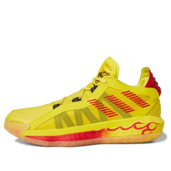 Adidas Dame 6 Gca 'hot Rod' Sneakers