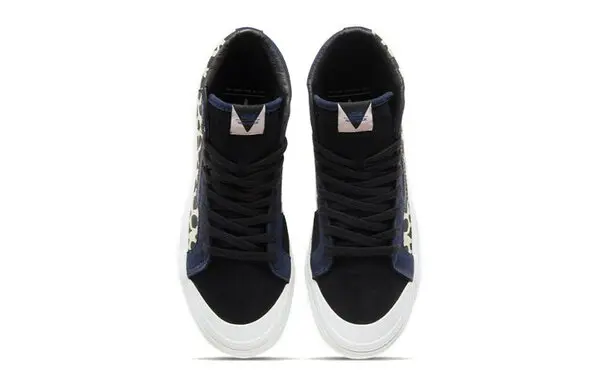 VANS Taka Hayashi X Style 138 Lx 'cheetah Field' High Top Sneakers - Blue/black/leopard