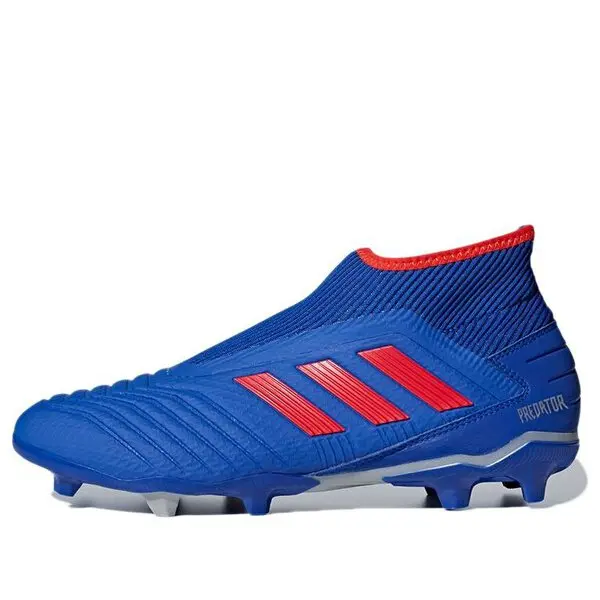 Adidas Predator 19.3 Laceless Fg Exhibit Pack Soccer Cleats - Blue