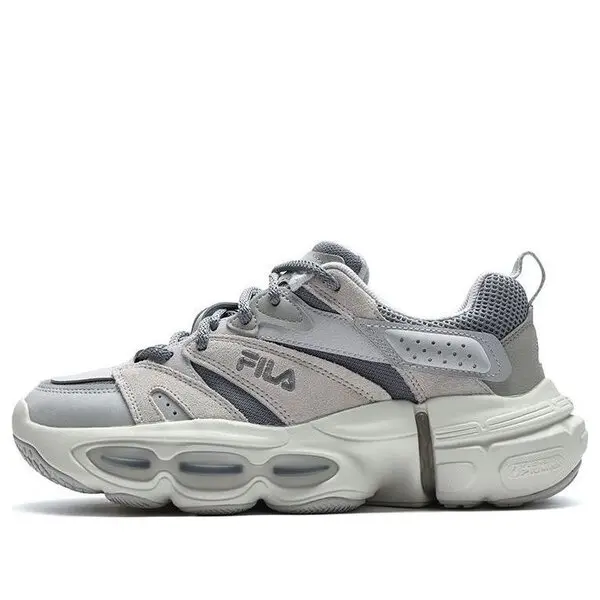 FILA Court Deluxe Low Top Sneakers - Grey/white