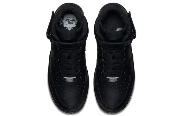 Nike Force 1 Mid Sneakers - Black