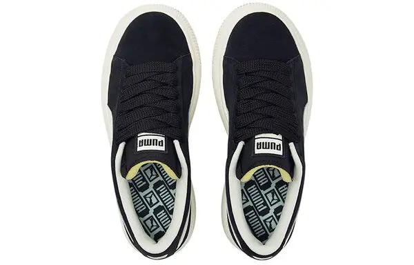 PUMA Suede Mayu Up Platform Sneakers - Black/white