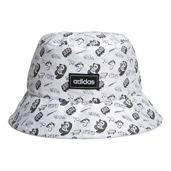 Adidas Neo Panda Bucket Hat - White/black