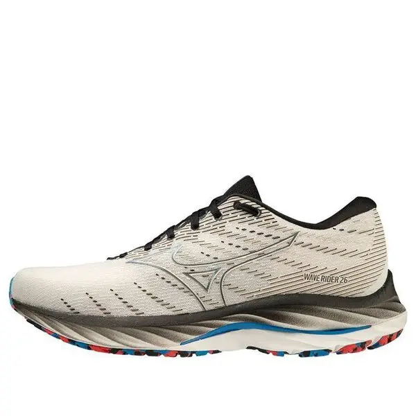 Mizuno Wave Rider 26 Running Shoes - White/black