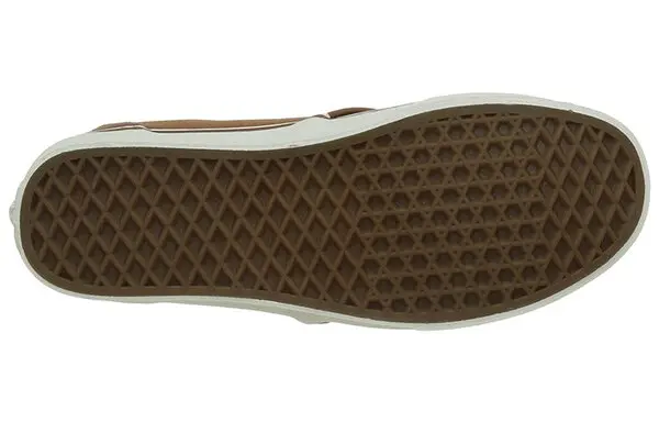 VANS Atwood Leather Lace Up Sneakers - Brown