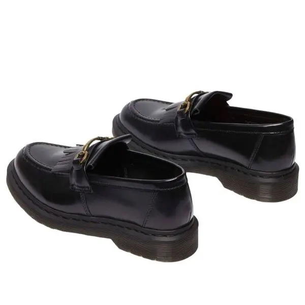 Dr. Martens Adrian Loafers With Horsebit Detailing - Black