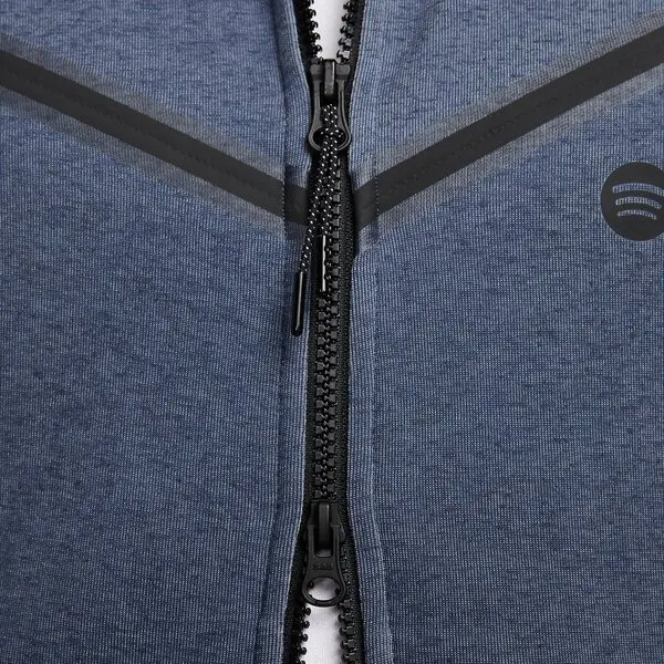 Nike F.c. Barcelona Tech Fleece Windrunner Jacket - Grey/blue