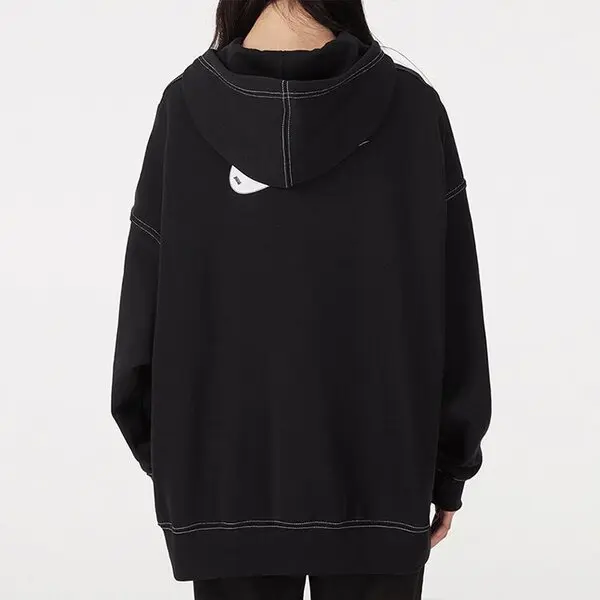 Nike Embroidered Logo Hoodie - Black