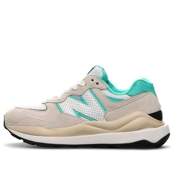 NEW BALANCE 57/40 "sea Salt Summer Jade" Low Top Sneakers - Khaki/green