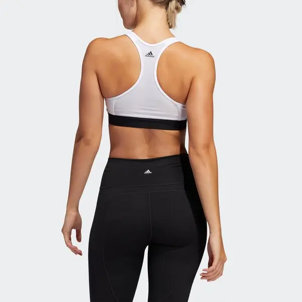 Adidas Donasia Sizing 't Rest Alphaskin Padded Bra 'white Black