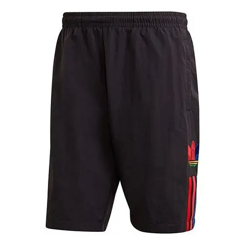 Adidas Originals 3d Wv Short Logo 'black Light Red - Black/light Red