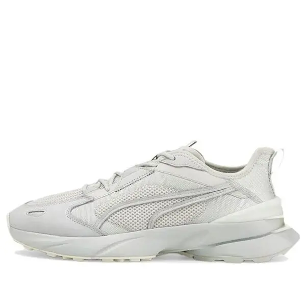 PUMA Pwrframe Op-1 Lth Athleisure Casual Sports Shoe - Gray